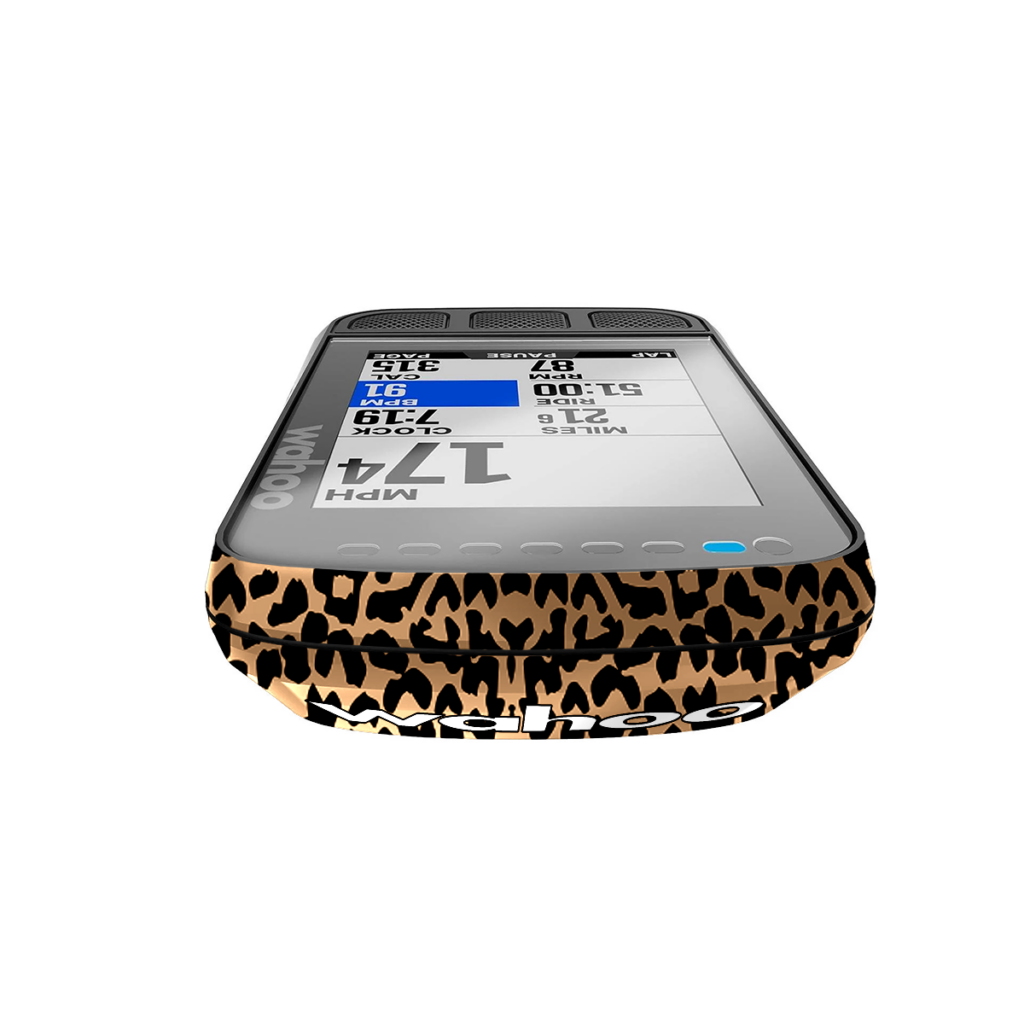 Wahoo ELEMNT Bolt – Leopard skin - Wrap My Bike